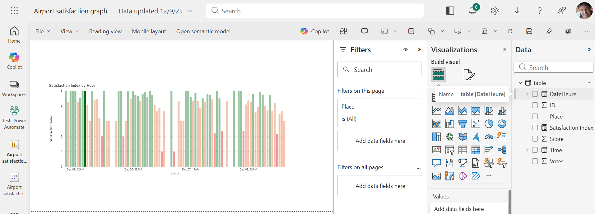 Comment connecter les TaqtOne, Ubiqod Key et QR codes à Power BI